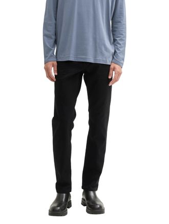 Tom Tailor Herren Josh Regular Slim Jeans mit Stretch, 10270 - Black Black Denim, 38/34