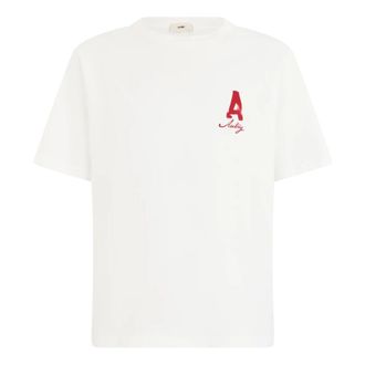 Autry Tonal Logo Tee - - Tops - Herren - Wei&szlig; - L