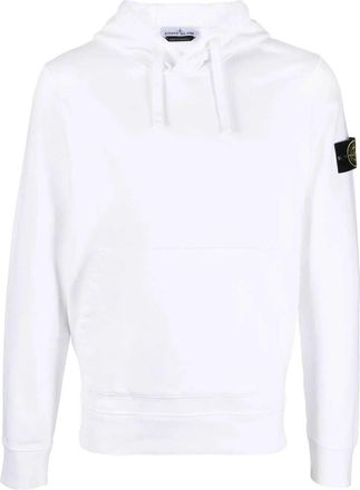 Stone Island Sweat &agrave; capuche en molleton de coton Stone Island