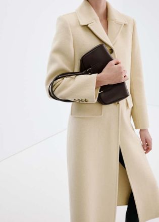 Mango Kleine Bowlingtasche mit Charm-Detail schokolade - Damen - Einheitsgr&ouml;&szlig;e - MANGO