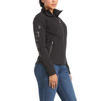 Ariat Womens Agile Softshell Jacket Long Sleeve in Team Black, Size X-Small, by Ariat