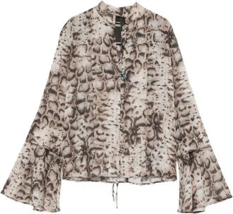 Pinko Pinko, Femme, Blouses et Chemises, Multicolore, Taille: 34 FR Chemisier Caracalla