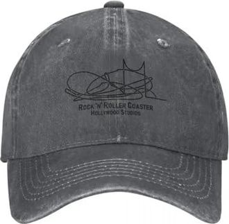 Generic Casquette de Baseball Homme, Rock n Roller Coaster 4 Casquettes de Baseball Casquette de Luxe Casquette de Golf Casquettes pour Hommes Casquettes f&eacute;mi