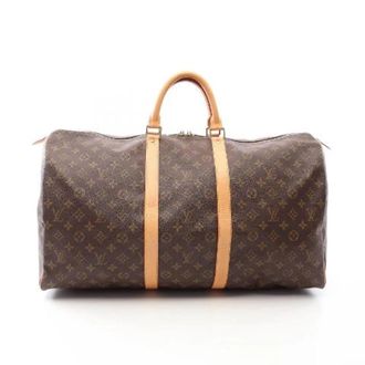 Louis Vuitton Pre-owned Keepall 55 Monogram Boston Bag - - Pre-owned - Damen - Braun - ONE SIZE