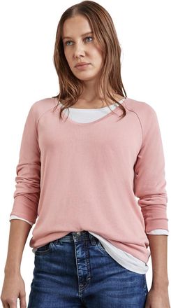 Street One Damen A322229 Strick-Look Shirt, Petal Rose,36