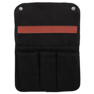 Angoily H&auml;ngende Armlehnentasche f&uuml;r Campingstuhl Tragbare Aufbewahrungstasche aus Robustem Material Kompakte Gr&ouml;&szlig;e Schwarzes Picknick Zubeh&ouml;r