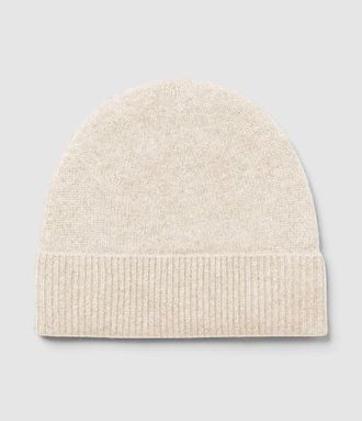 Eric Bompard Bonnet Classique Cachemire Avoine