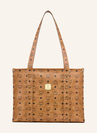 MCM Mcm Shopper Aren Visetos braun