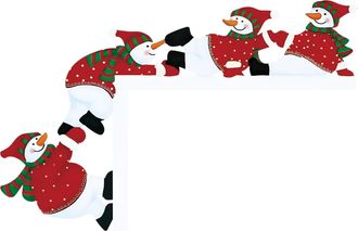 Generico Weihnachtsdekoration für Türecke | Festliche Holzdekoration für Partys, hängende Dekoration für Weihnachtstür | für Fernsehregal Schlafzimmer Wohnzimm