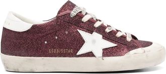 Golden Goose Low-Top Sneaker - Sneakers Bordeauxwhite - Gr. 35 (EU) - in Rot - für Damen