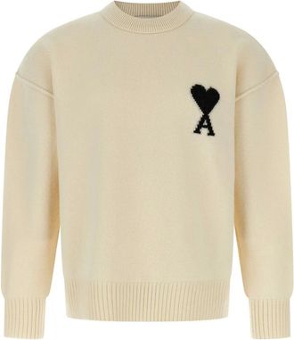 Ami Homme, Pulls, Beige, Taille: XL Pull Ami de Coeur