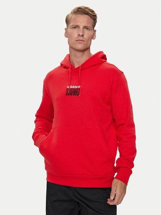 adidas Sweatshirt Graphic IZ4835 Rot Loose Fit