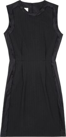 Maison Margiela Femme, Robes, Noir, Taille: 34 FR Abito gessato