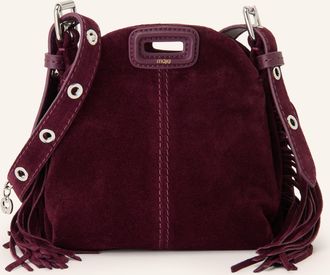 Maje Schultertasche Mit Nieten lila