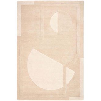 Beliani Teppich GAYA Beige 200 x 300 cm Wolle