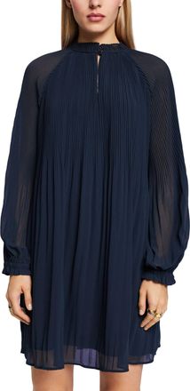 Esprit Damen 083EO1E314 Kleid, 450/PETROL Blue, 40