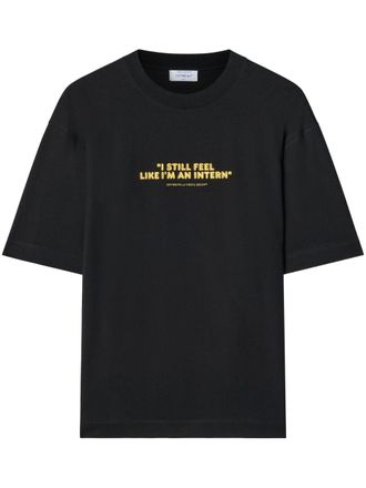 Off-white t-shirt Intern Skate - Noir
