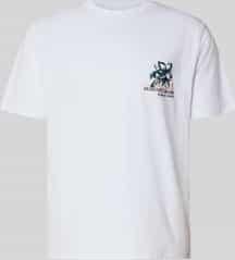 Jack & Jones T-Shirt mit Motiv-Print und Rundhalsausschnitt