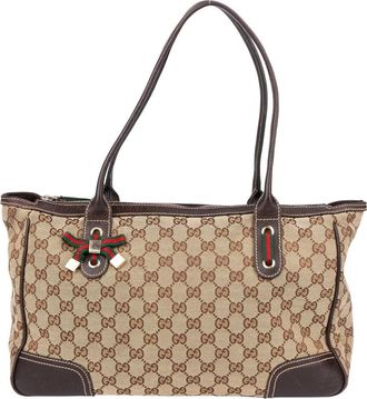 Gucci Crossbody Bags - Gucci GG Monogram Princy Handbag - Gr. unisize - in Braun - f&uuml;r Damen