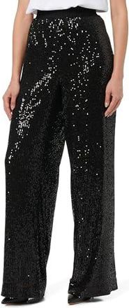 BOSS Boss Pantalon Plat C_tilloi pour Femme, Noir, 38