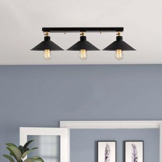 Vente-Unique Vente-unique - Suspension en m&eacute;tal 3 abat-jour Berceste