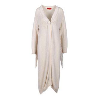 Wild Cashmere Seidenmischung Strickjacke - - Knitwear - Damen - Beige - S