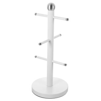 Valiclud Eisen Becherhalter Kaffeetassen Organizer Tassenständer für Küche bis Stabil Leicht zu Reinigen Elegantes Design für Haushalt und Theke