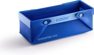 COOX WUNDERFORM Frame S in Blau, die erste faltbare Backform, die faltbare Silikon-Backform, die alles kann