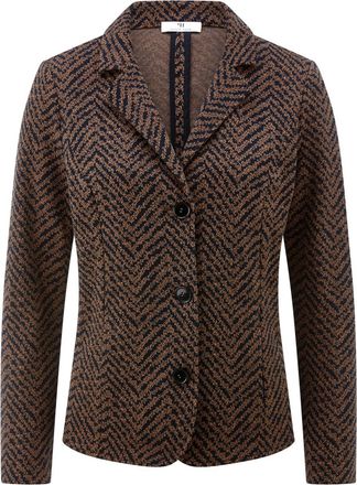 Peter Hahn Jersey-Blazer Peter Hahn blau