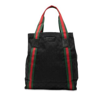 Gucci Pre-owned Canvas Tote - - Pre-owned - Damen - Schwarzk - ONE SIZE