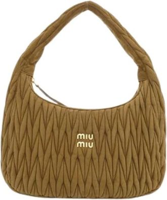 Miu Miu Pre-owned Cuir sacs-main - Femme - Pre-owned - Vert - Taille: ONE Size