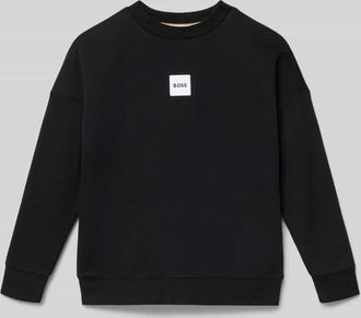 HUGO BOSS Regular Fit Sweatshirt aus Baumwoll-Mix