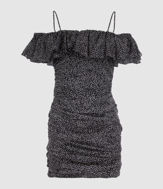 Isabel Marant Robe Davilia Black Ecru