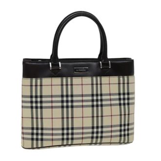 Burberry Pre-owned Toile sacs-main - Femme - Pre-owned - Beige - Taille: ONE Size