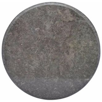 vidaXL Vidaxl - Plateau de table en marbre noir 60 x 2,5 cm - Surface &eacute;l&eacute;gante et facile &agrave; nettoyer - Pour salle &agrave; manger et bureau