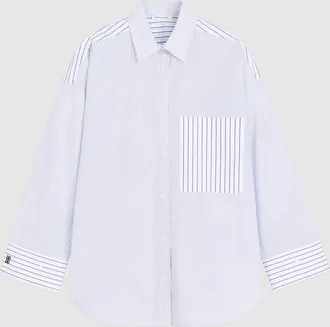 By Malene Birger Chemise Derris Black White Mix