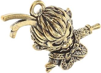 Pretyzoom Accessoires pour Cr&eacute;ation de Bijoux en Laiton, Breloques Singe Chinois et Porte-Cl&eacute;s Roi Singe pour Paquet &agrave; Dos, Pr&eacute;sent Adapt&eacute; &agrave; Divers &Eacute;v&eacute;nements