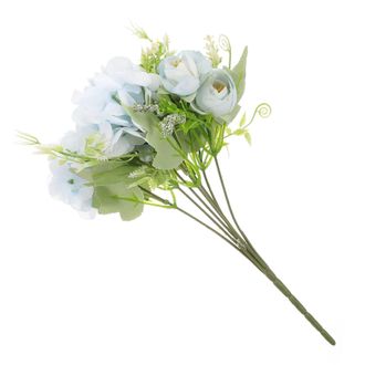 PartyKindom K&uuml;nstlicher Blumenstrau&szlig; Aus Kunststoff Und Seide Langfristig Frisch Und Sch&ouml;n F&uuml;r Hochzeitsdeko Fotos Und Raumgestaltung in Schlafzimmer Und Wohnzimm