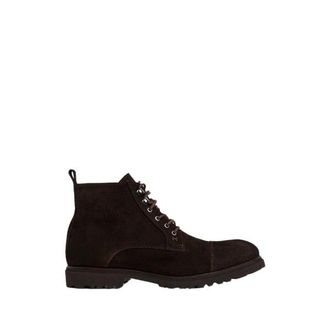Hackett Bottines HUDSON &agrave; lacets en cuir velours