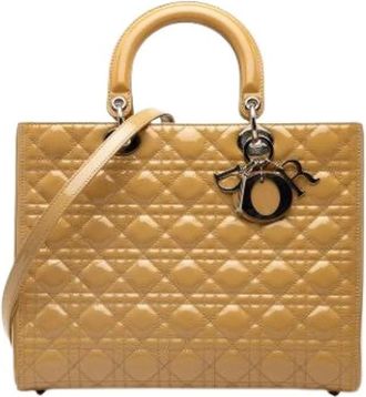 Dior Pre-owned Lady Dior - Femme - Pre-owned - Beige - Taille: ONE Size