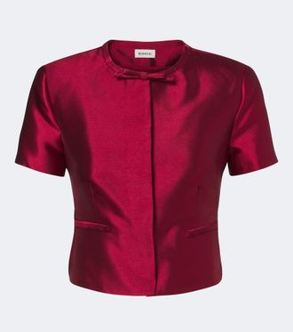 SIMKHAI Top Naelle aus Satin