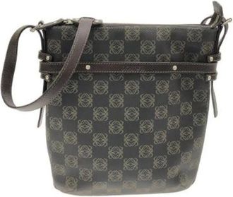 Loewe Sac bandouli&egrave;re Pre-owned en PVC - Femme - Pre-owned - Brun - Taille: ONE Size