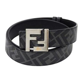 Fendi Ceinture vintage en cuir Pre-owned - Homme - Pre-owned - Noir - Taille: ONE Size