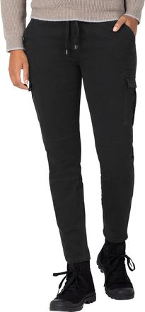 Timezone Damen Slim Malikatz 7/8 Freizeithose, Schwarz, 26W EU