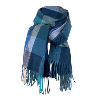 Generic RUITOTP Grande Taille Femme Homme Echarpe Hiver Chaud en Cachemire Imitation Carreaux Doux &eacute;charpe &eacute;pais Pull Ch&acirc;le Mode &eacute;charpe Fra&icirc;che Cadeau Unisex