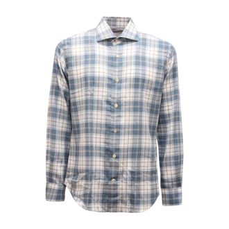 Eleventy Premium Italienisches Hemd - - Shirts - Herren - Blau - XL