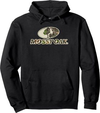 Mossy Oak Camouflage Logo Fill Outline Pullover Hoodie