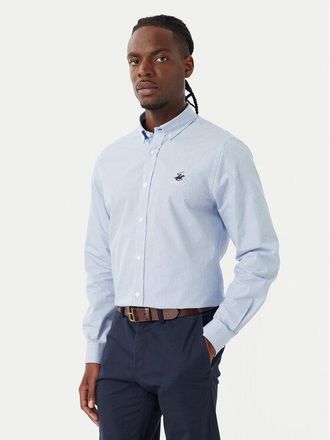 Beverly Hills Polo Club Hemd P-SS26M-BRASS Blau Regular Fit