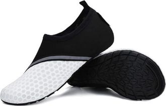 Saguaro Chaussures Aquatiques Homme Chaussures deau Femme Chaussure de Plage Séchage Rapide Chaussures Plongée pour Mer Nautiques Baignade Riviere Blanc Fumé 