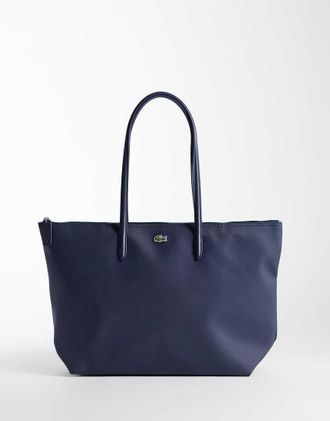 Lacoste Cabas &agrave; logo - Bleu marine